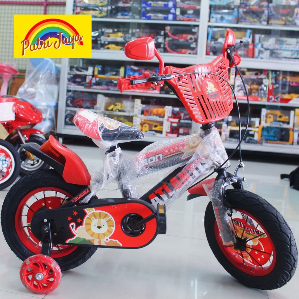 Jual Sepeda Anak Roda Empat BMX 12 inch Atlantis Leon | Shopee Indonesia