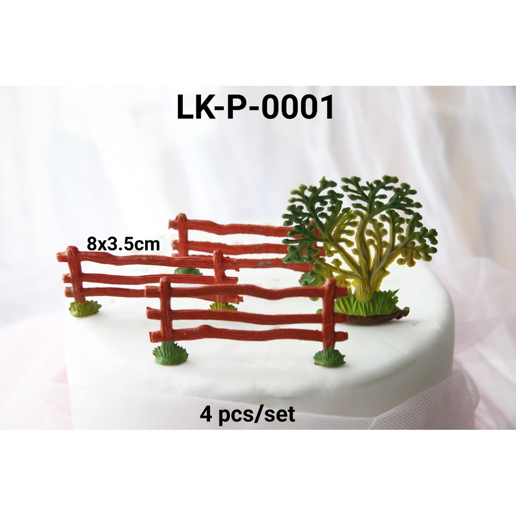 Jual LK-P-0001 Topper cake hiasan kue tart rumput tanaman bunga pohon ...
