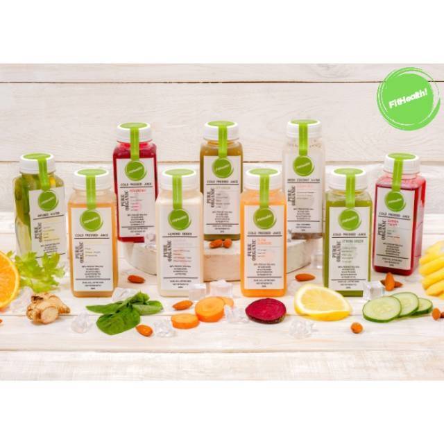 Jual Paket Juice Detox 3 Hari (27 Botol) - 100% Cold Pressed - Jus ...