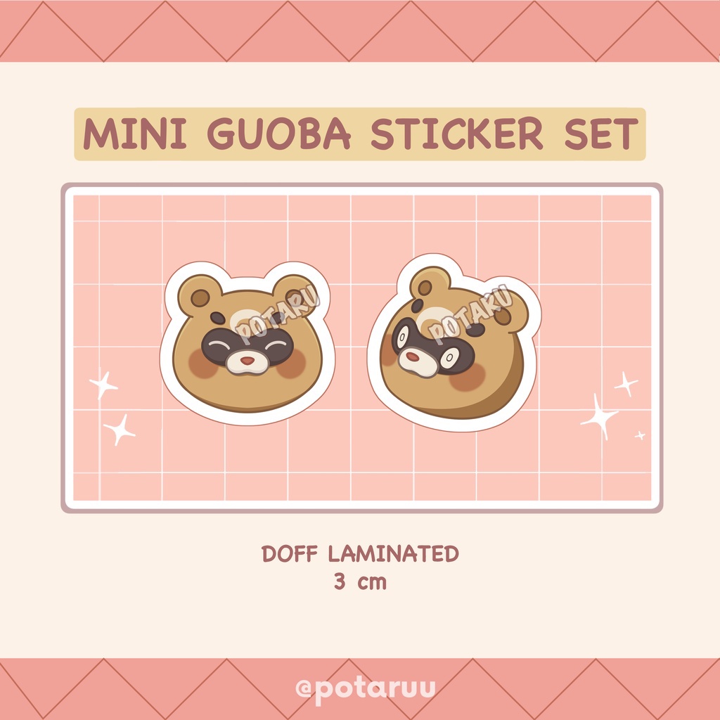 Jual NEW! [potaru] Genshin Impact Guoba Sticker Set | Shopee Indonesia