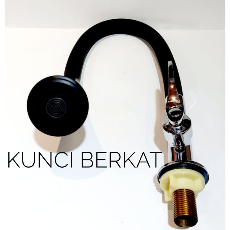Jual Kran Angsa Hitam Meja/Table/Black/Keran Cuci Piring/Flexibel ...
