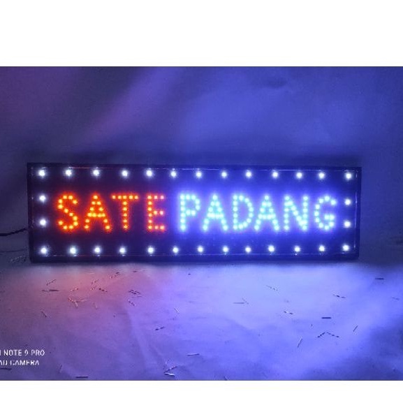Jual lampu tulisan led SATE PADANG | Shopee Indonesia