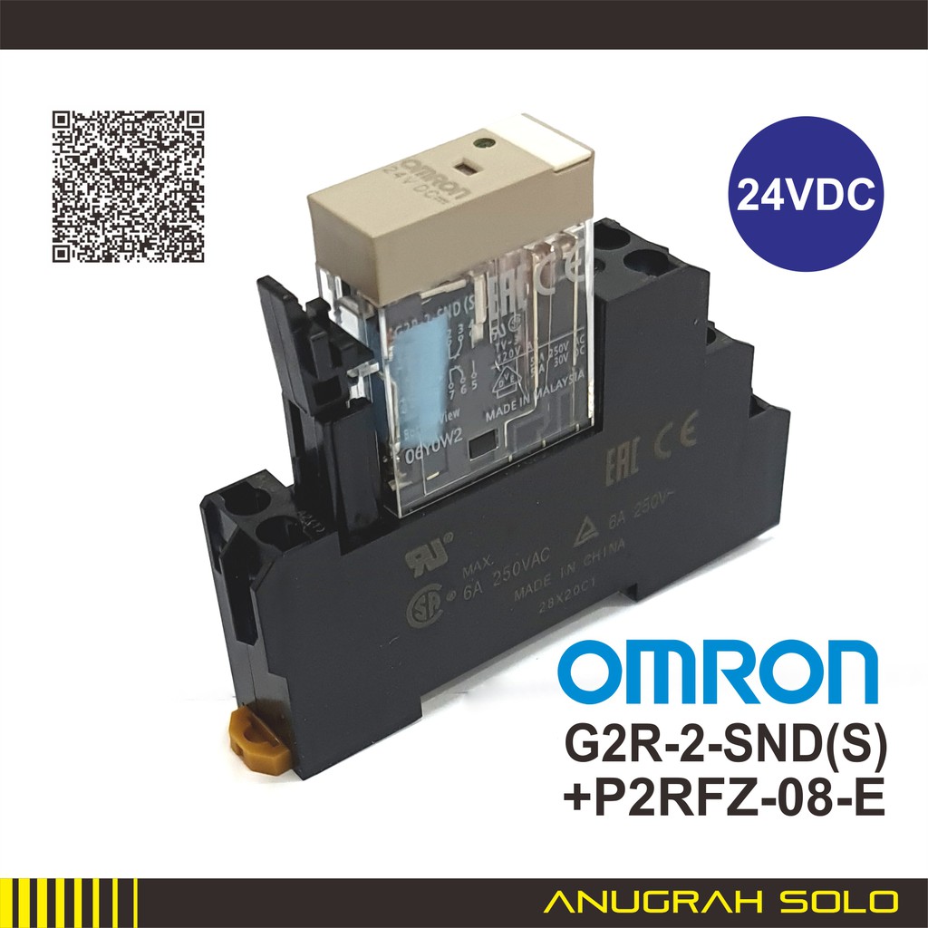 Jual Relay Omron G2R-2-SND dan Soket P2RFZ-08-E | Shopee Indonesia
