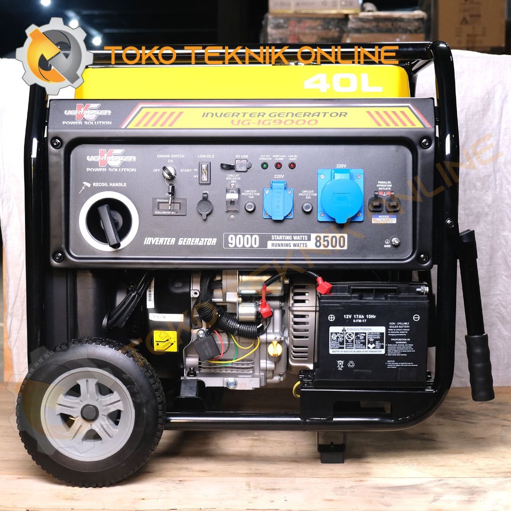 Jual GENSET INVERTER TIPE OPEN / GENERATOR INVERTER - 9000 WATT ...