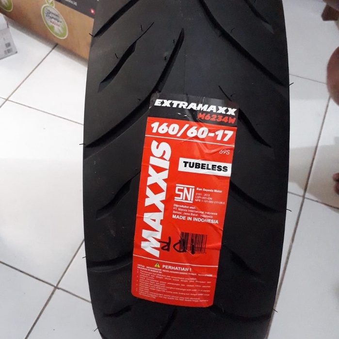 Jual Ban motor Maxxis 160/60-17 Extramaxx M6234 tubeles ban moge ninja ...