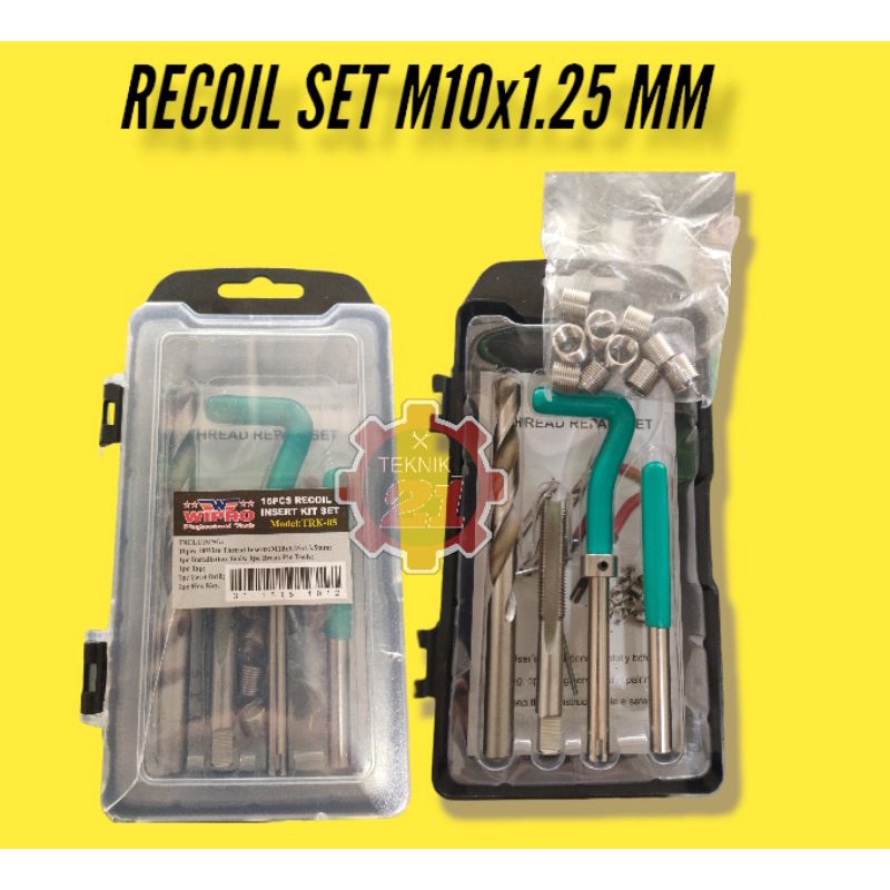 Jual RECOIL SET M10x1.25 WIPRO TREAD RECOIL SET WIPRO HELICOIL SET ...