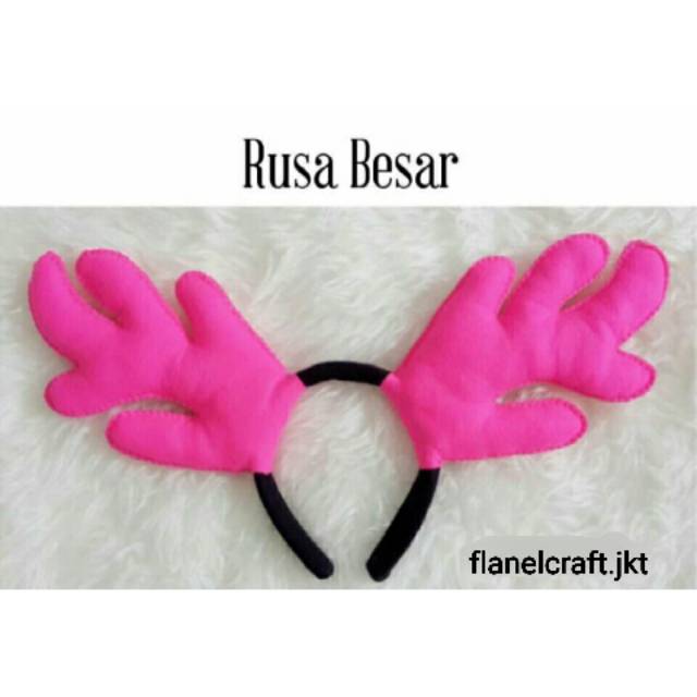 Jual Bando rusa tanduk rusa merry christmas pohon natal malam natal 25 ...