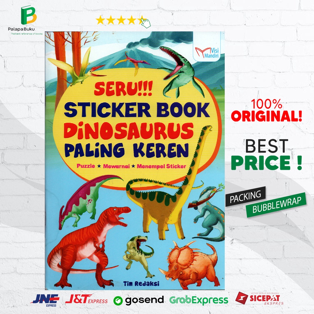 Jual Seru!!! Sticker Book Dinosaurus Paling Keren | Shopee Indonesia