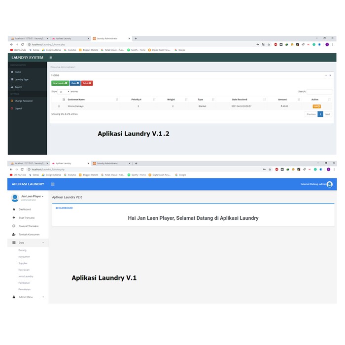 Jual Source Code Aplikasi Laundry Berbasis Web PHP | Shopee Indonesia