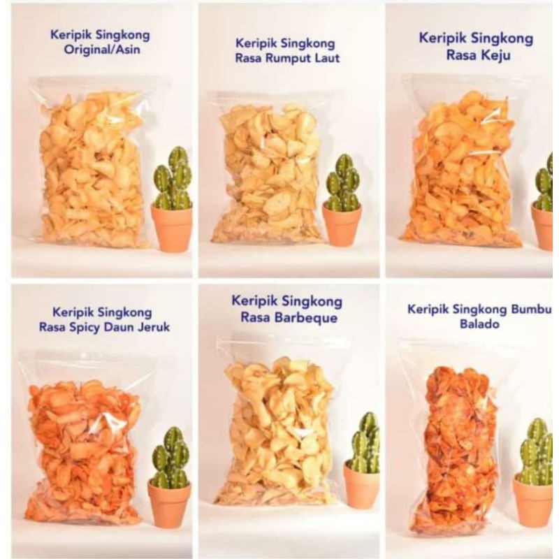 Jual Keripik Kripik Singkong Aneka Rasa | Shopee Indonesia