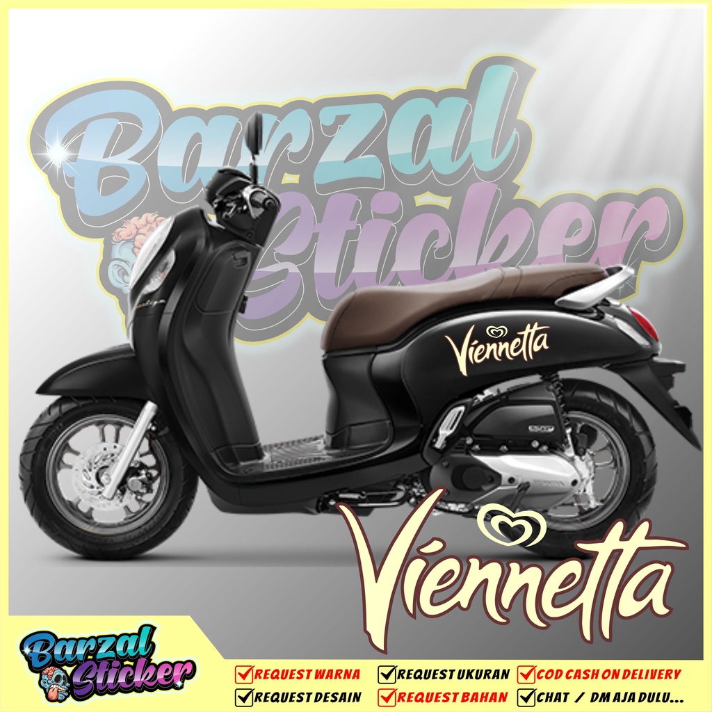 Jual Stiker motor cuting STRIPING cutting sticker logo ES KRIM ICE ...