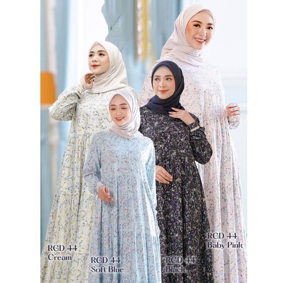 Jual Rauna RGD 44 - Gamis Terbaru 2022 - Gamis Motif Kekinian | Shopee ...
