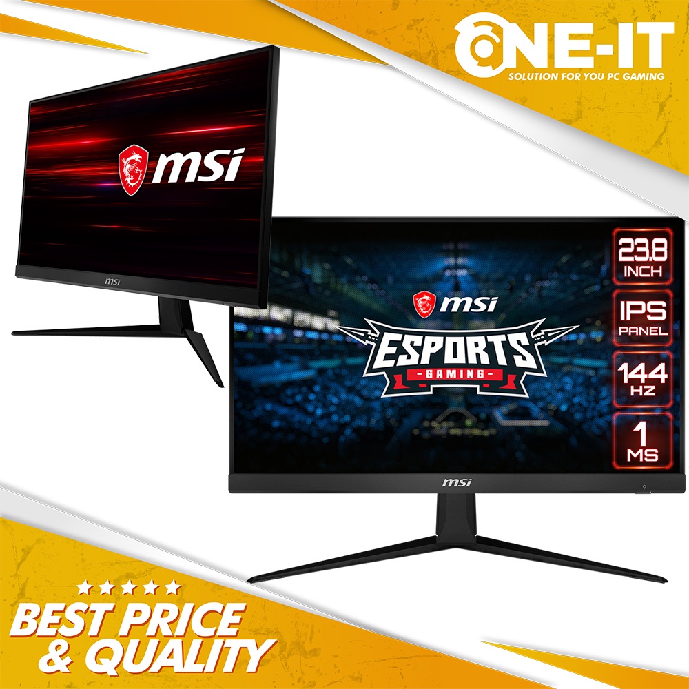 Jual MSI OPTIX G241 MONITOR 1080p 144Hz 1ms IPS 24 Inch FHD Gaming ...