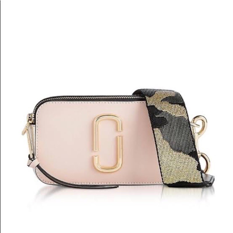 Jual MARC JACOBS MJ SNAPSHOT PALE SOFT PINK ARMY GREEN STRAP PREMIUM ...