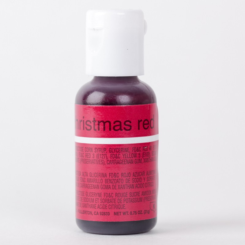 Jual CHEFMASTER Christmas Red Liqua Gel Food Color 20 gram Pewarna ...
