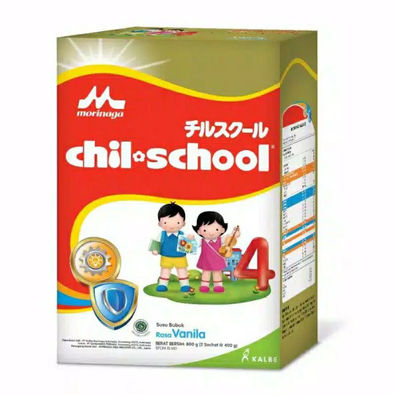 Jual morinaga chil kid / chil school Vanila-Madu 400gr/800gr | Shopee ...