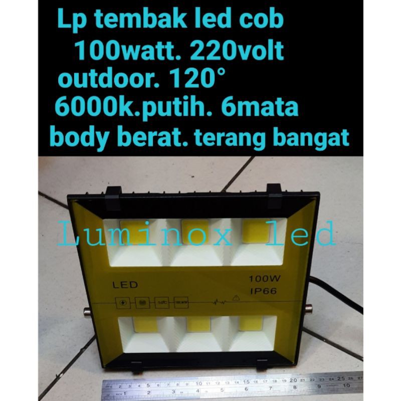 Jual lampu sorot led 50w 50 watt tembak flood light cob 50watt 50 w 220volt | Shopee Indonesia