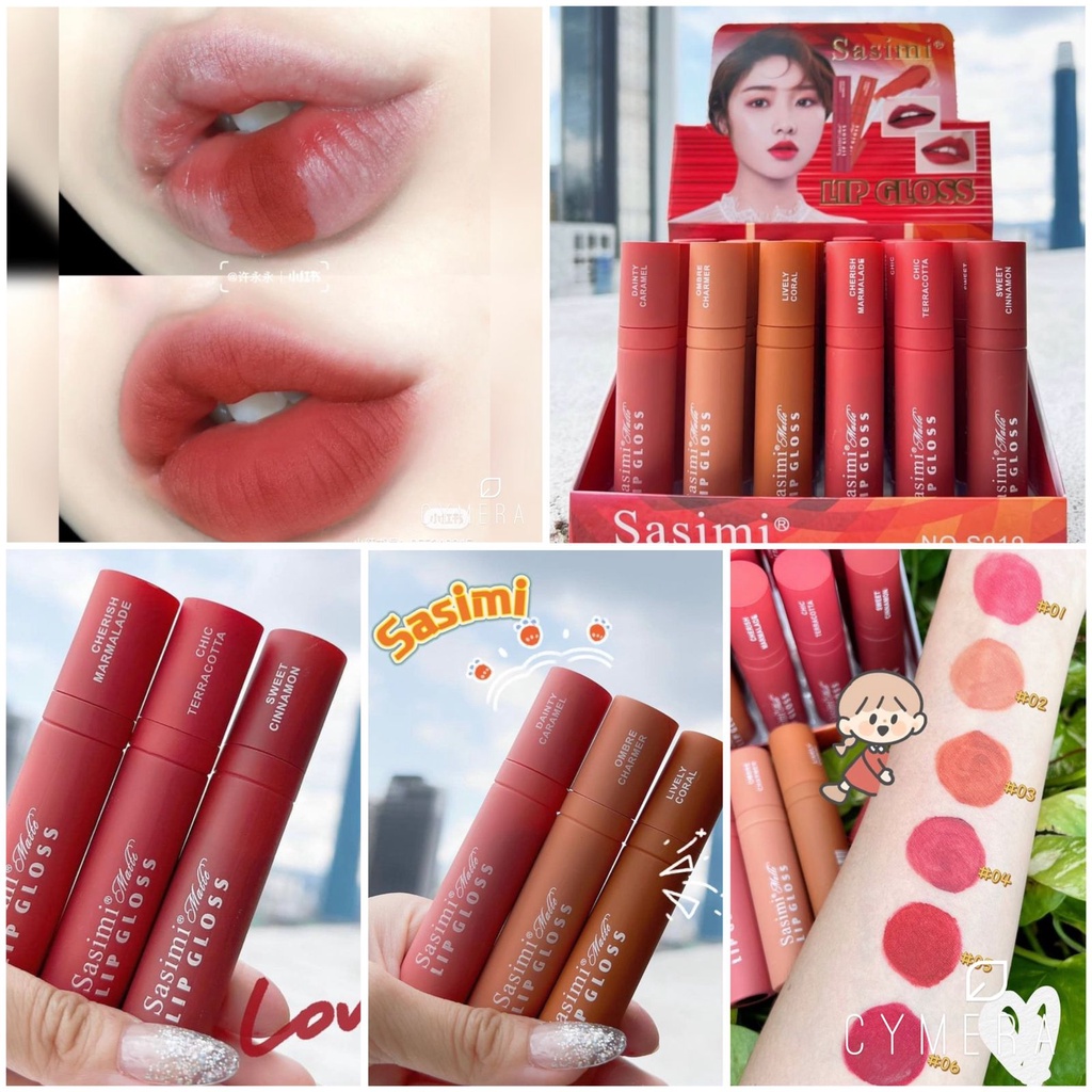 Jual LOLA LIPCREAM SASIMI OMBRE | lipstick matte tahan lama | Lipgloss ...