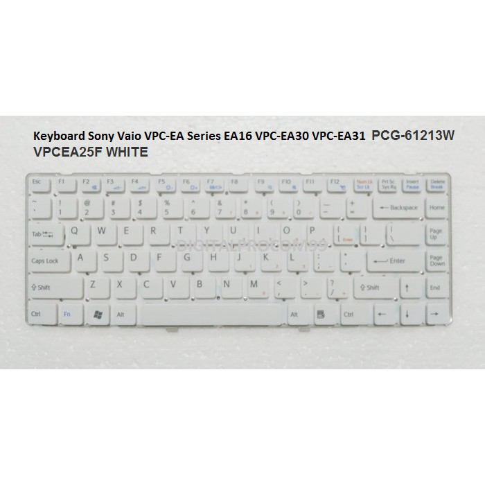 Jual keyboard sony Vaio PCG-61212W PCG- 61212T white | Shopee Indonesia