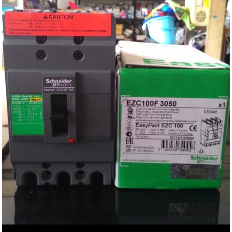 Jual MCCB Schneider EZC100F 3P 50a,40a,30a,25a,20a,15a. | Shopee Indonesia