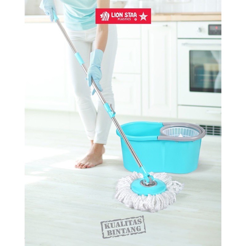 Jual Livina Spin Mop BM-45 | Alat Pel Putar Otomatis Lion Star | Shopee ...