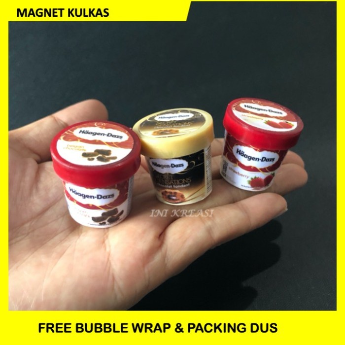 Jual KULKAS-MAGNET- MAGNET KULKAS HAAGEN DAZS - STRAWBERRY -MAGNET ...
