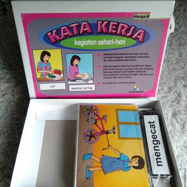 Jual Kartu gambar iq dev kata kerja ibu | Shopee Indonesia