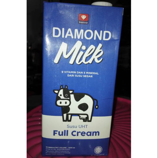 Jual Susu Diamond UHT full cream 1L | Shopee Indonesia