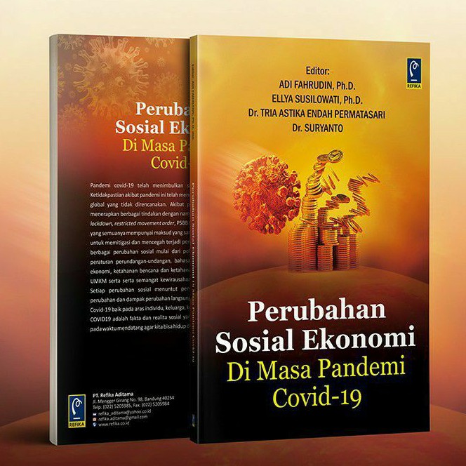 Jual BUKU PERUBAHAN SOSIAL EKONOMI DI MASA PANDEMI COVID-19 ADI FAHRUDIN ORIGINAL REFIKA ADITAMA ...