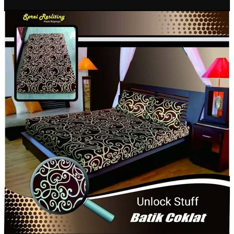 Jual Sarung Kasur Busa Resleting Motif Batik | Shopee Indonesia