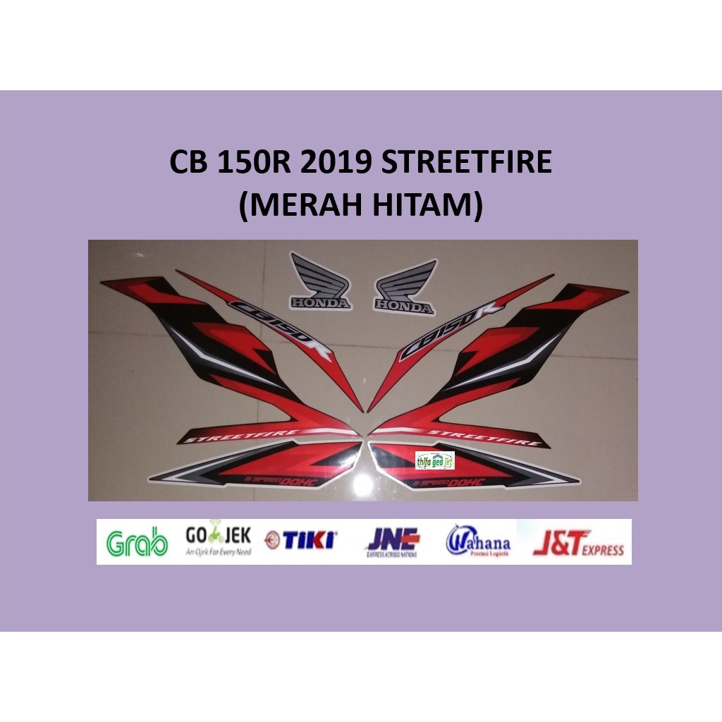 Jual STIKER CB 150R STREETFIRE 2019 HONDA List Striping Sticker Lis ...