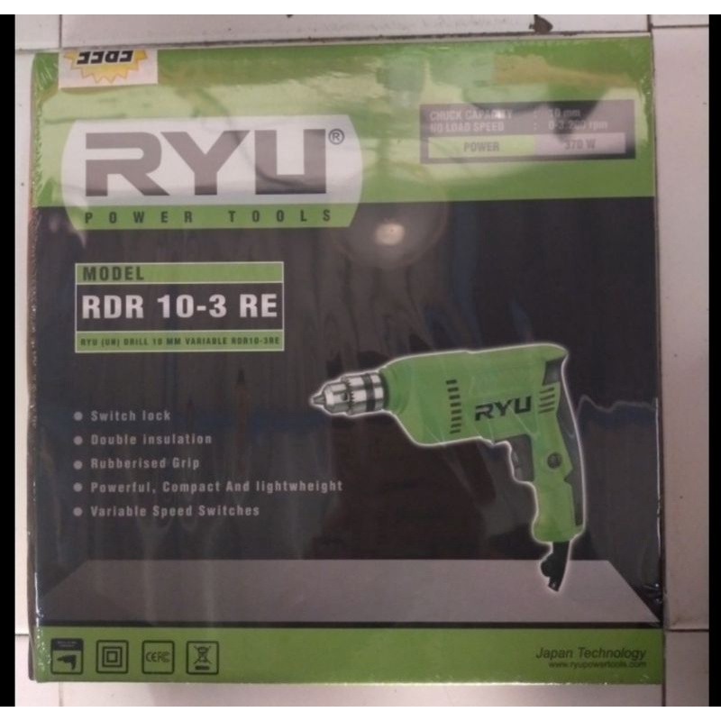 Jual Mesin Bor RYU / ELECTRIC DRILL 10MM | Shopee Indonesia