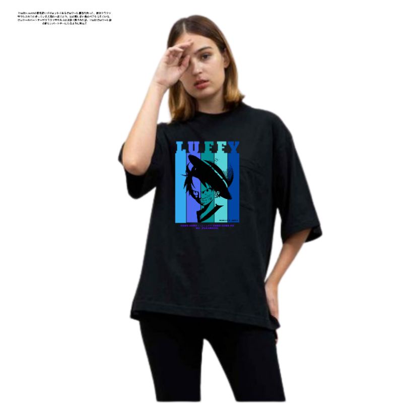 Jual T SHIRT ONE PIECE LUFFY 100% ORIGINAL PIKE WORD STORE FREE STIKER ...