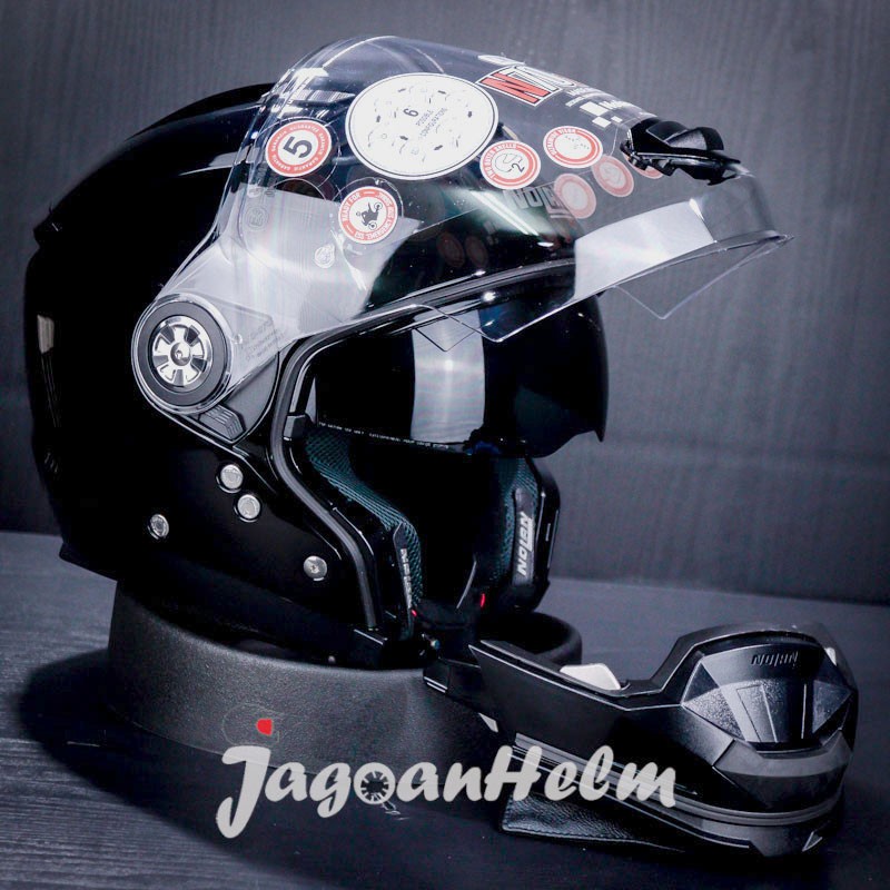 Jual NOLAN HELM N70.2 GT CLASSIC #03 | BLACK GLOSSY | N702 GT | Shopee ...