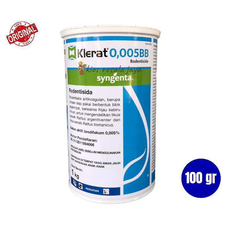 Jual Klerat Umpan tikus 100 gr Repack | Shopee Indonesia