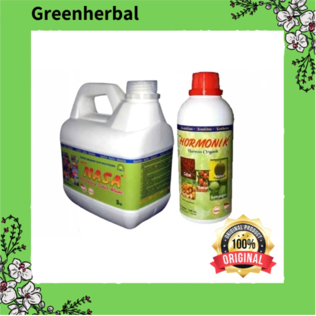 Jual PAKET PUPUK PERTANIAN NASA - POC NASA 3 LITER - HORMONIK 500CC - PAKET NASA PELEBAT BUAH ...