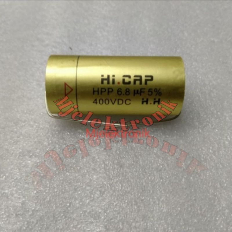 Jual Kapasitor Hi Cap 6.8uF 400V Capasitor pengatur tegangan | Shopee ...