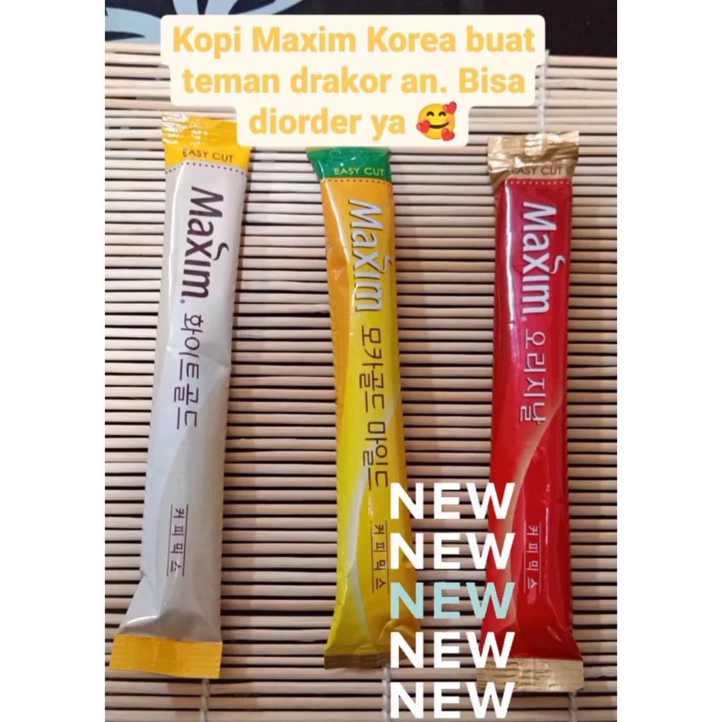 Jual KOPI MAXIM KOREA (PER PC) | Shopee Indonesia