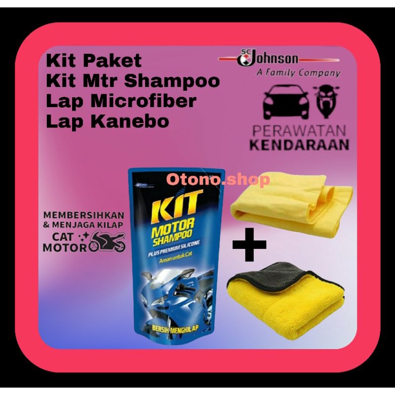 Jual Kit Shampoo Motor,Kit Paket,Kit Motor Shampoo,Lap Kain Microfiber ...