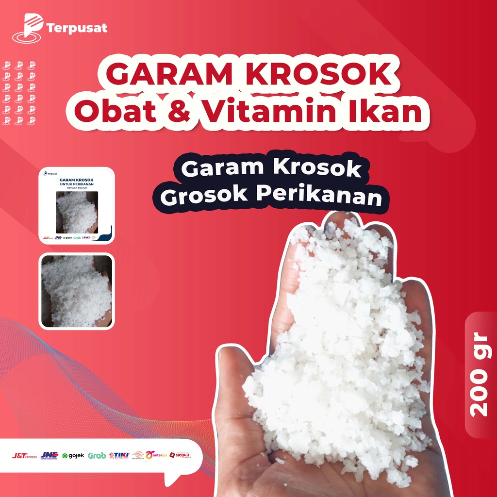 Jual Per 200 gram Garam ikan / Garam Grosok/ Garam kasar | Shopee Indonesia