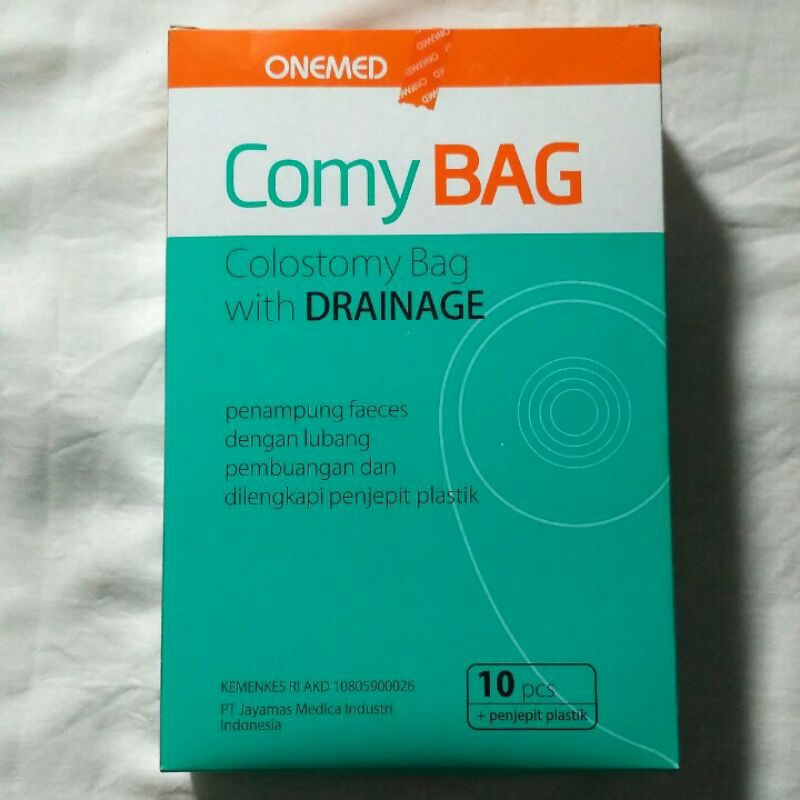 Jual COMY BAG KANTONG COLOSTOMY BAG with DRAINAGE ONEMED 1 BOX | Shopee ...