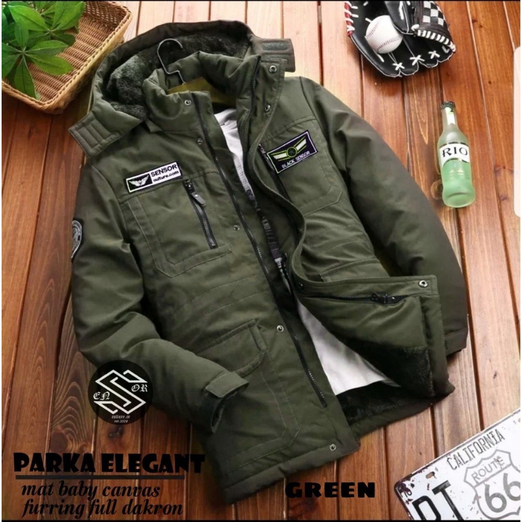 Jual Jaket parka pria elegant-parka army sensor-parka canvas-parka ...