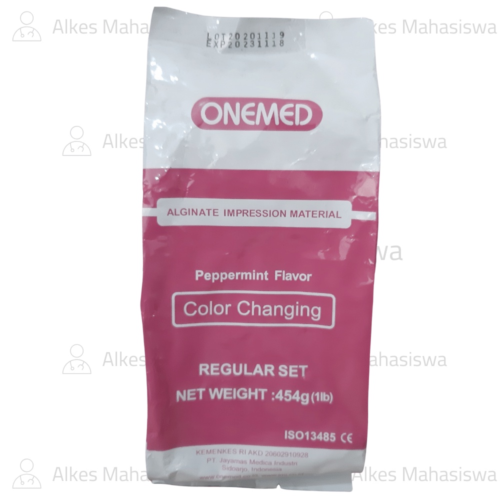 Jual Onemed Alginate Color Changing Bahan Cetak Gigi Atau Cetak Tangan ...