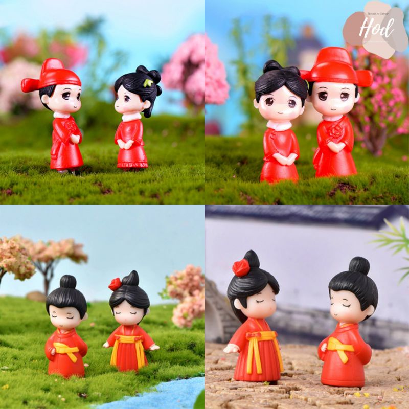 Jual Topper Red Couple Set Hiasan Kue Anniversary Birthday Cake ...