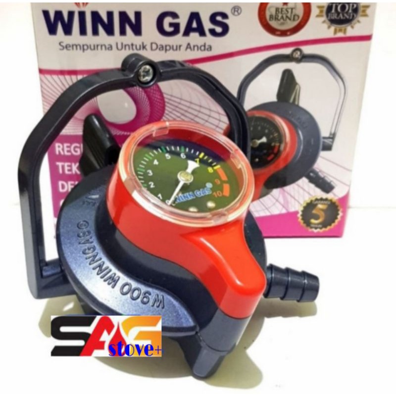 Jual WINN GAS Regulator W 900 M Meter Triple Lock/Tiga Pengunci ...