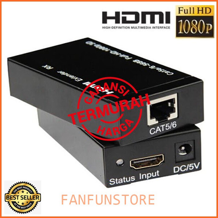 Jual HDMI EXTENDER/HDMI EXTENSION/TRANSMITTER/EXTENDER/ADAPTER HDMI ...