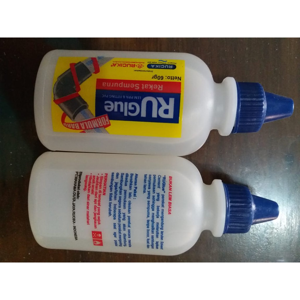 Jual LEM PIPA-LEM PARALON-LEM PVC-LEM CAIR RUGLUE | Shopee Indonesia