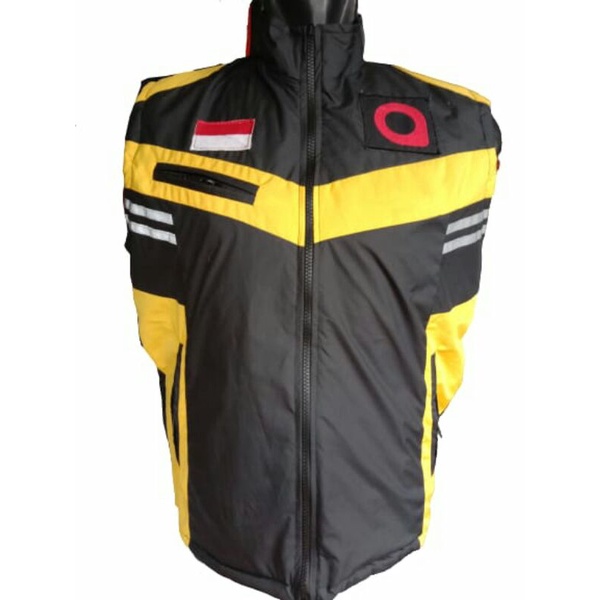 Jual rompi jaket maxim hitam sirip / rompi motor murah | Shopee Indonesia