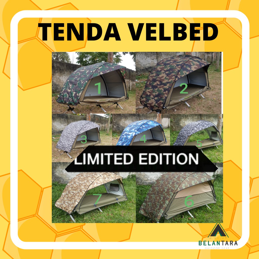 Jual Tenda Velbed Tidur 1 Orang Warna Loreng Offroad Series Tendanya ...