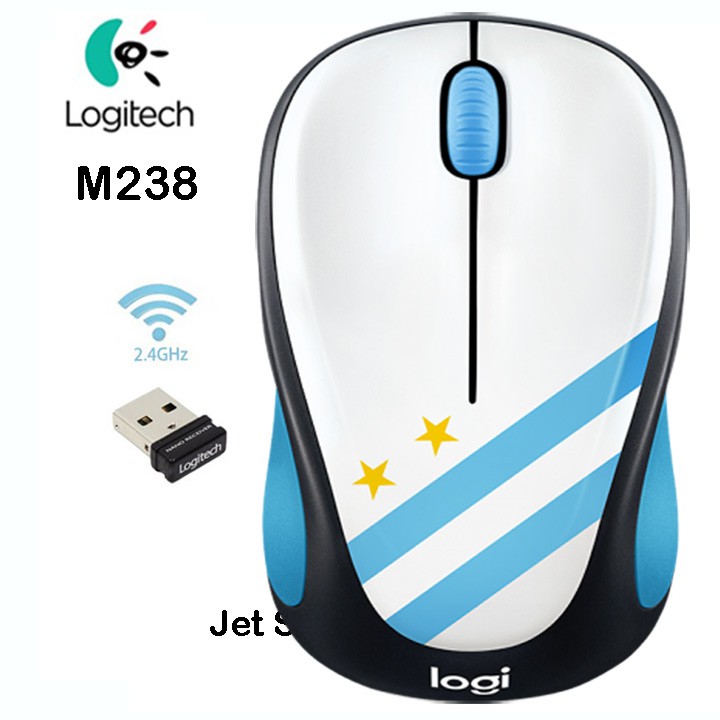 Jual Logitech Wireless Mouse Fan Collection M238 - Argentina | Shopee ...